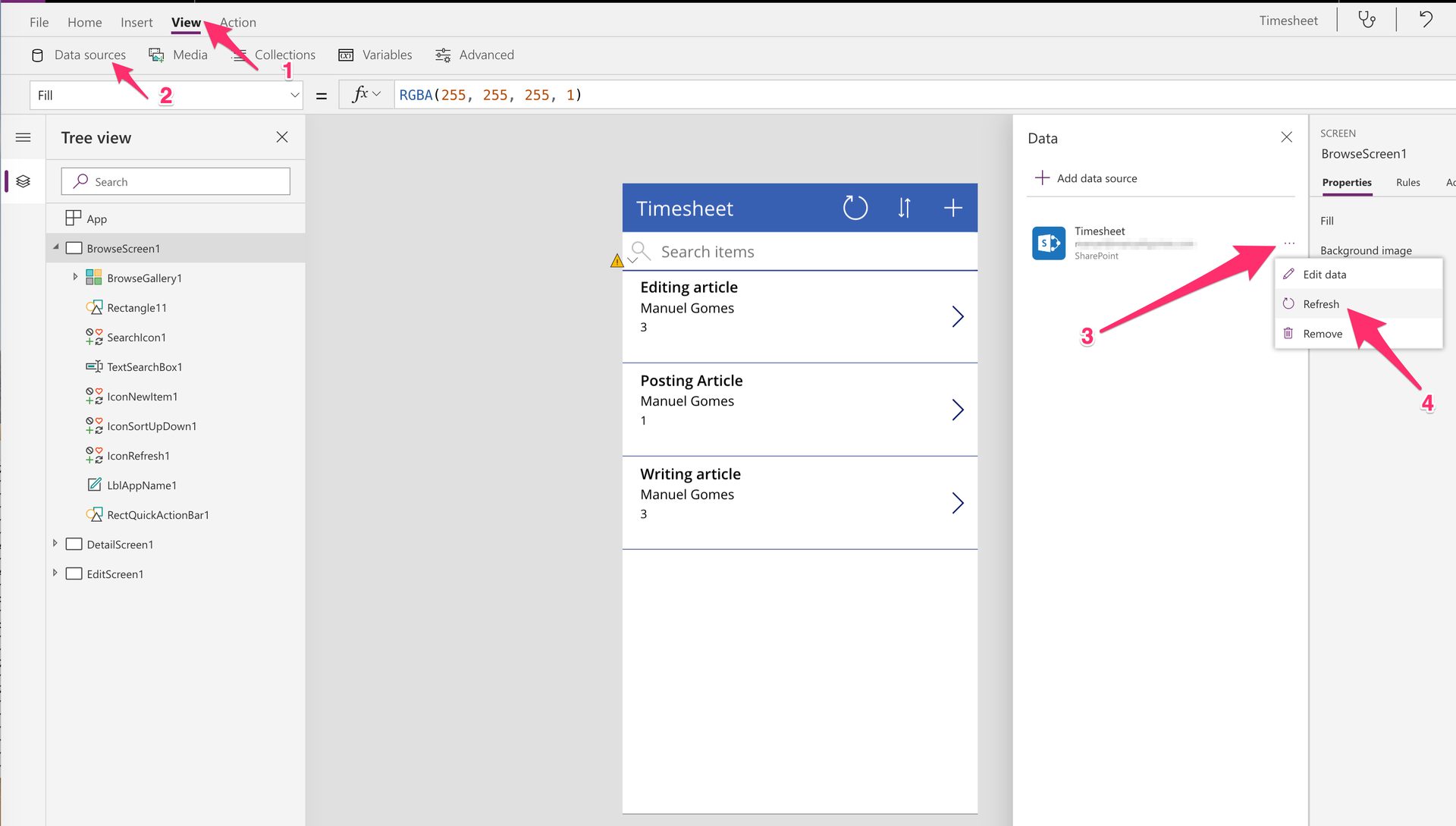 How to fix the delegation warning in Power Apps? - Manuel T. Gomes