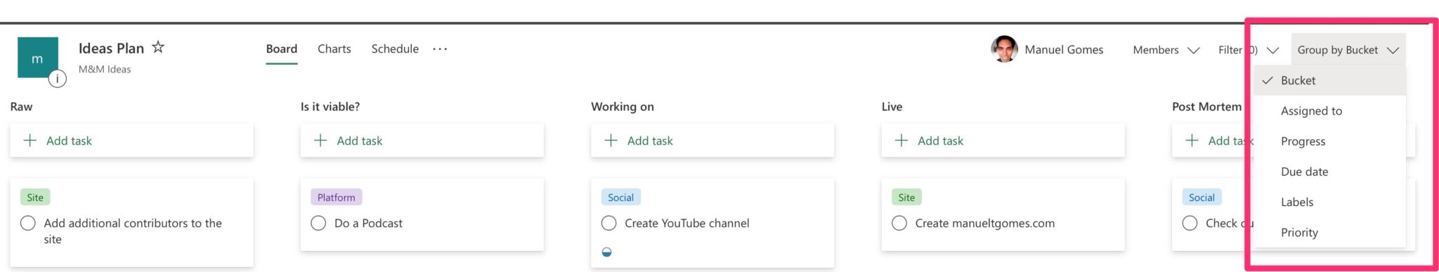 Microsoft Planner: How to organize for max productivity - Manuel T. Gomes