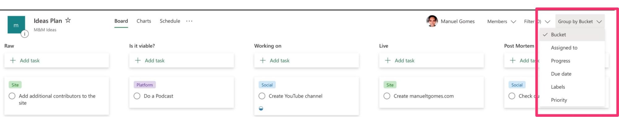 Microsoft Planner: How to organize for max productivity - Manuel T. Gomes
