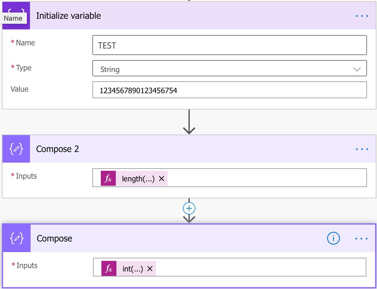 Power Automate: int Function - Manuel T. Gomes