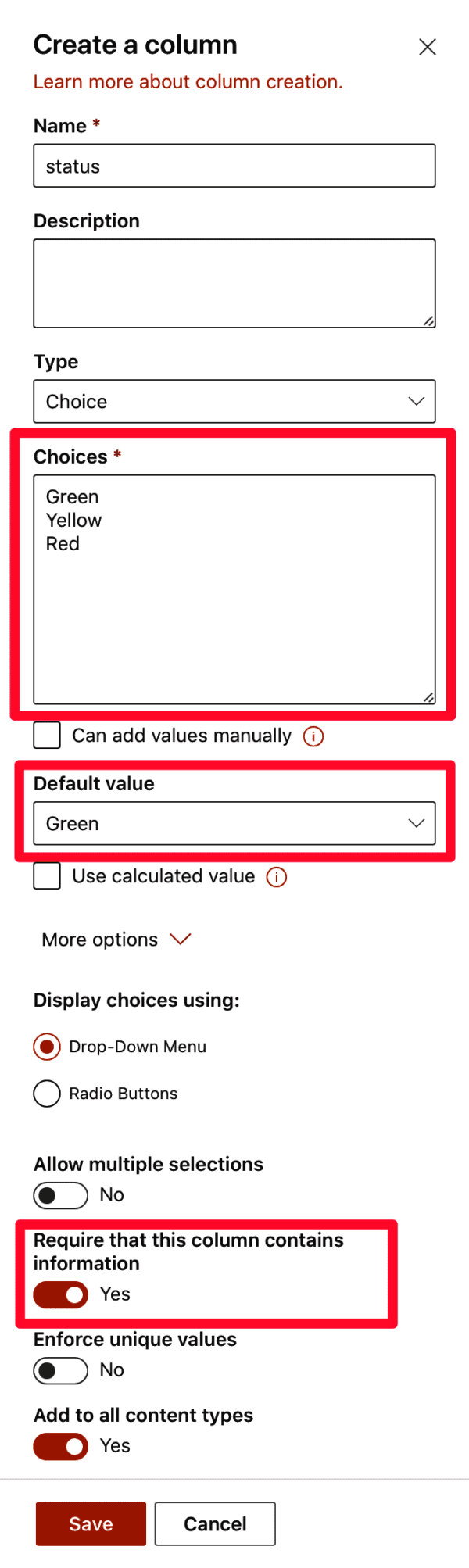 SharePoint: Color-code your columns - Manuel T. Gomes
