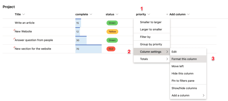 SharePoint: Color-code your columns - Manuel T. Gomes
