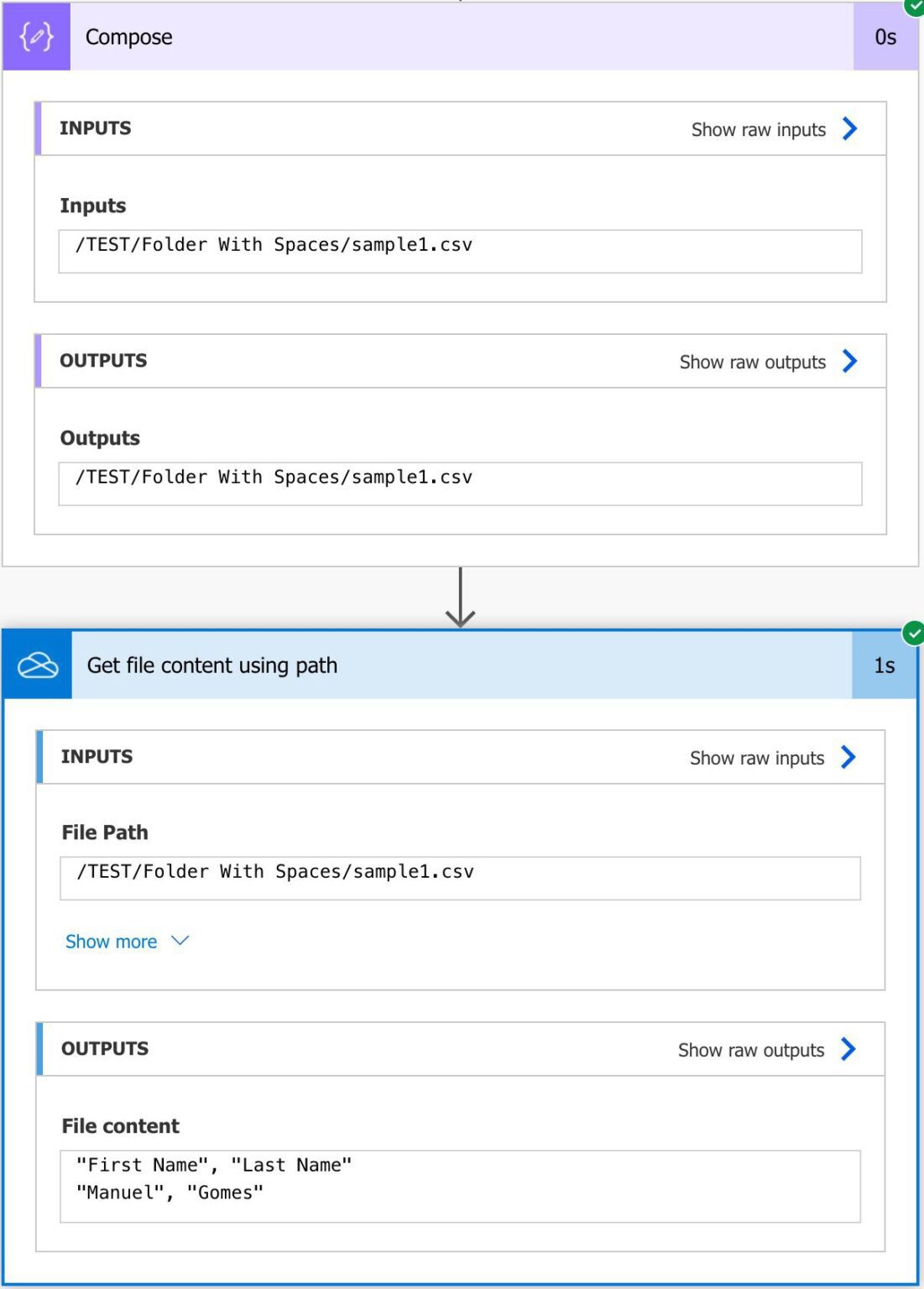 Power Automate: OneDrive for Business - Get File Content Using Path ...