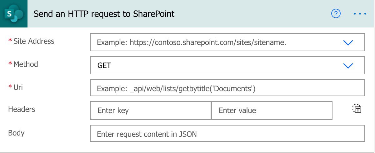 Power Automate: Send an HTTP request to SharePoint Action - Manuel T. Gomes
