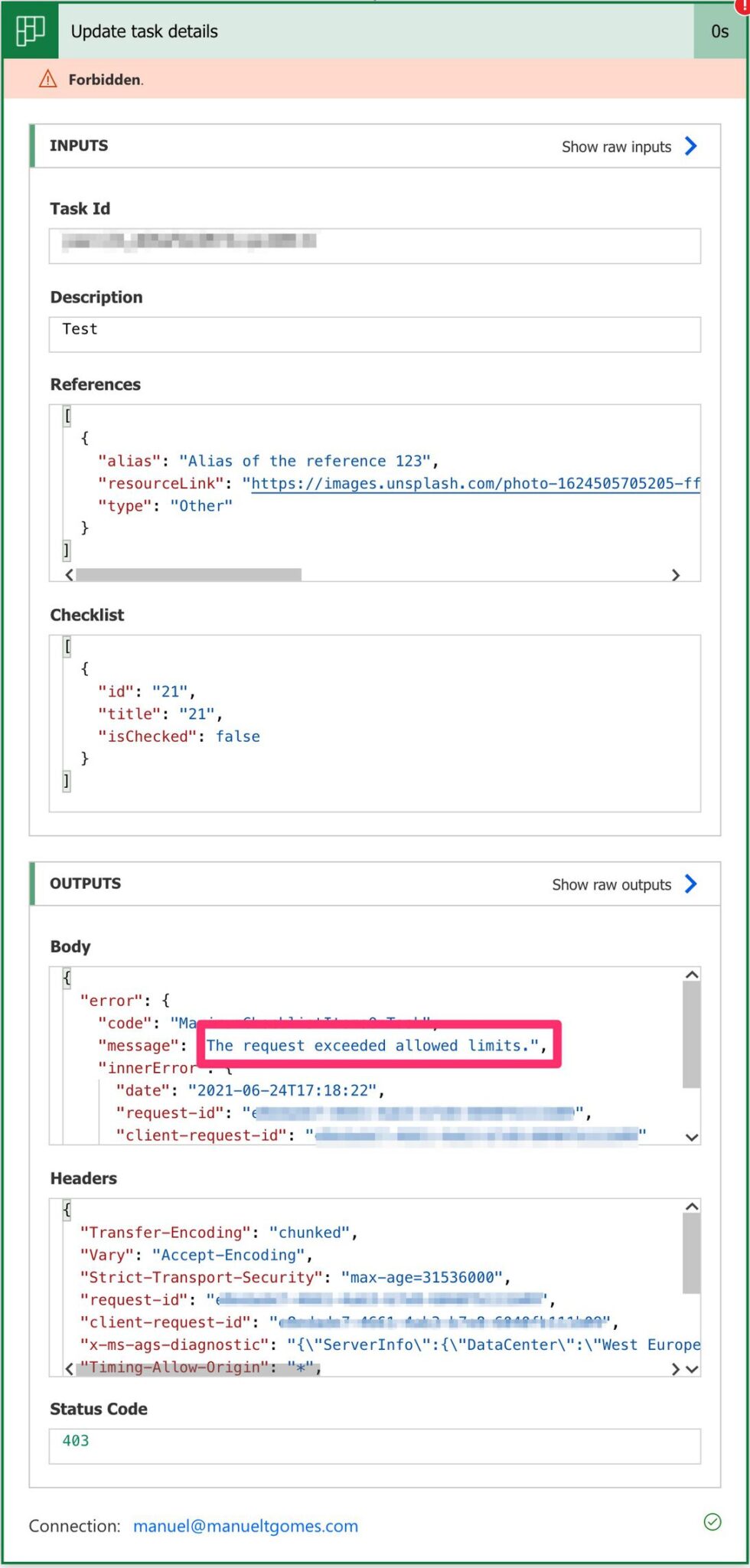 Power Automate: Planner - Update task details Action - Manuel T. Gomes
