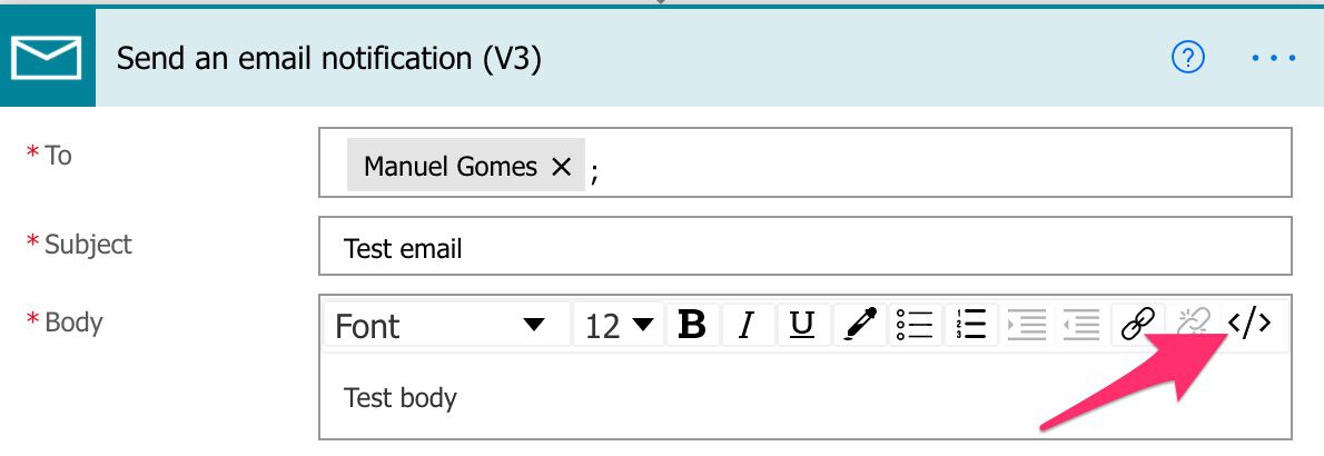 Power Automate: Send an email notification Action - Manuel T. Gomes