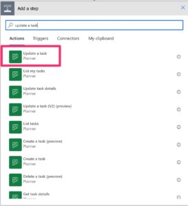 Power Automate: Planner - Update a task Action - Manuel T. Gomes