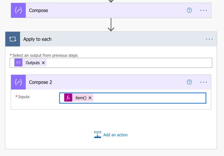 Power Automate: item Function - Manuel T. Gomes