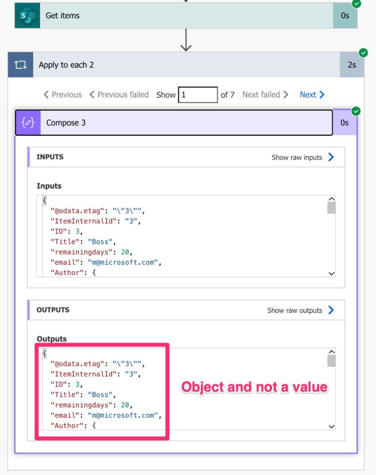 Power Automate: item Function - Manuel T. Gomes