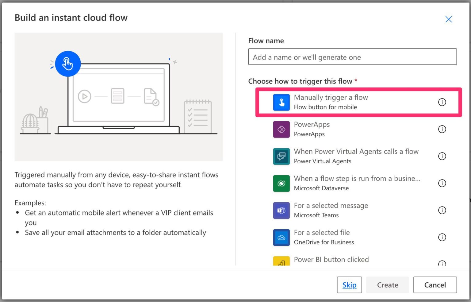 Power Automate: Manually Trigger a Flow Trigger - Manuel T. Gomes