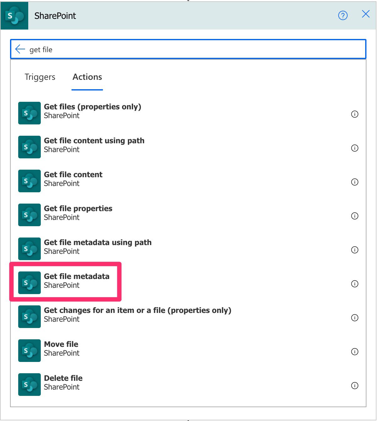 Power Automate: SharePoint - Get File Metadata Action - Manuel T. Gomes