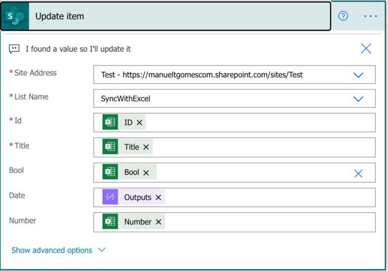 Power Automate: Sync Excel to a SharePoint list - Manuel T. Gomes