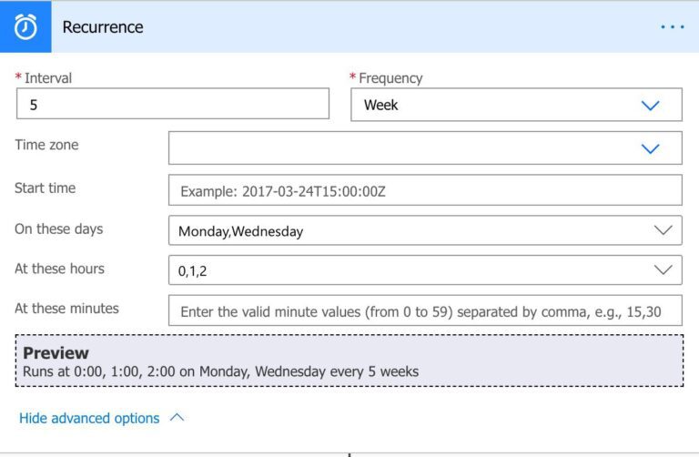 Power Automate: Recurrence Trigger - Manuel T. Gomes