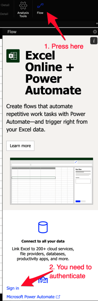 Power Automate: How to install the Flow's add-in in Excel - Manuel T. Gomes