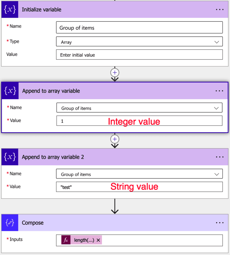 Power Automate: Initialize variable Action - Manuel T. Gomes