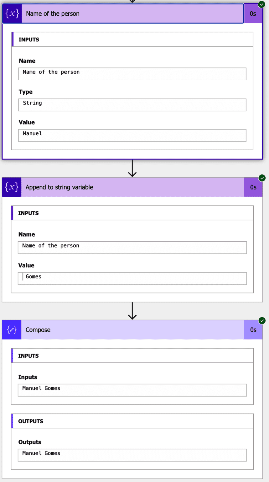 Power Automate: Append to string variable Action - Manuel T. Gomes