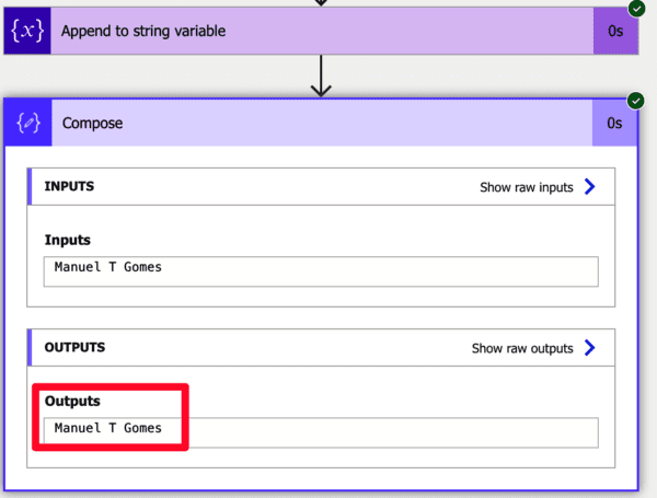 Power Automate: Append to string variable Action - Manuel T. Gomes