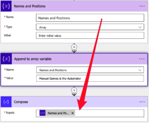 Power Automate: Append to array variable Action - Manuel T. Gomes