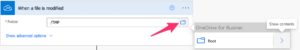 Power Automate: OneDrive for Business - When a file is modified Trigger ...