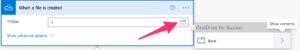 Power Automate: OneDrive for Business - When a file is created Trigger ...