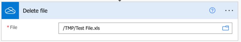 Power Automate: OneDrive For Business - Delete file action - Manuel T ...