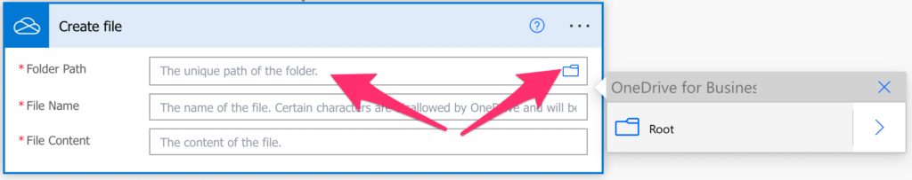 Power Automate: OneDrive for Business - Create file action - Manuel T ...