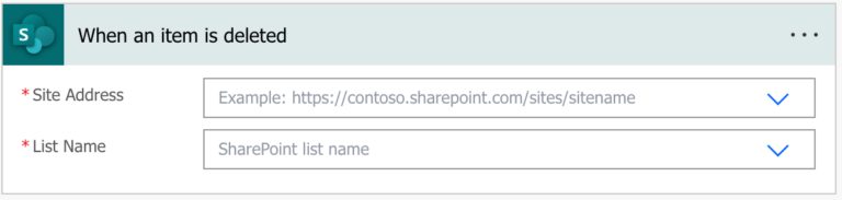 Power Automate Sharepoint When An Item Is Deleted Trigger Manuel T