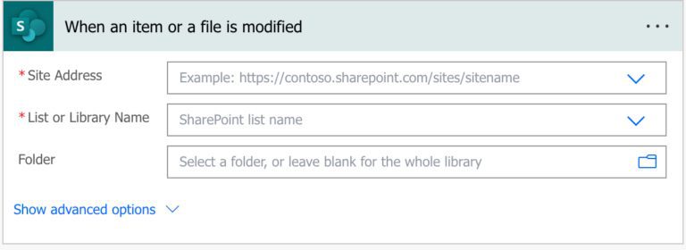 Power Automate Sharepoint When An Item Or A File Is Modified Trigger Manuel T Gomes