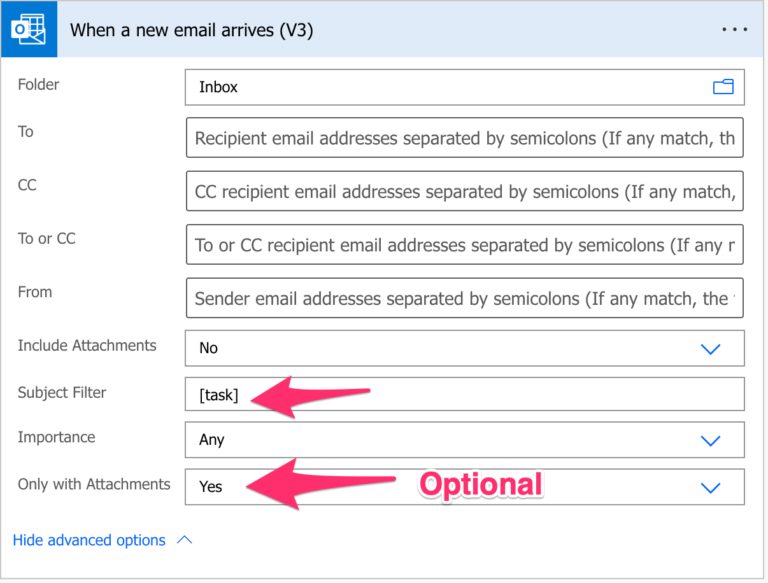 Power Automate: How to add all email attachments to Planner? - Manuel T ...