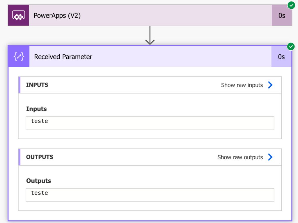 How to provide parameters from Power Apps to Power Automate