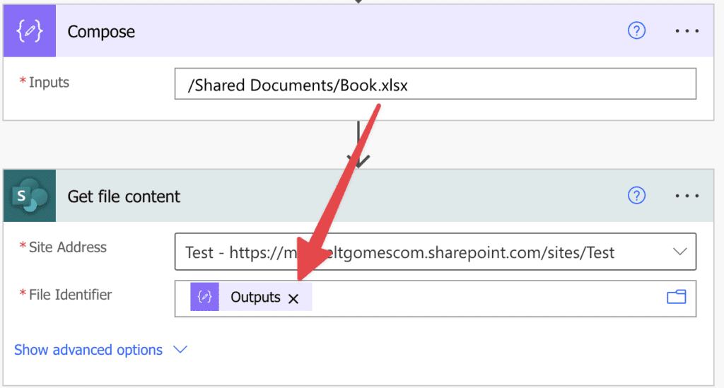 Power Automate: SharePoint Get File Contents Action