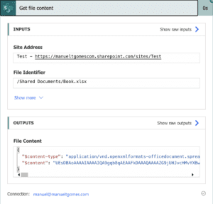 Power Automate: SharePoint Get File Contents Action